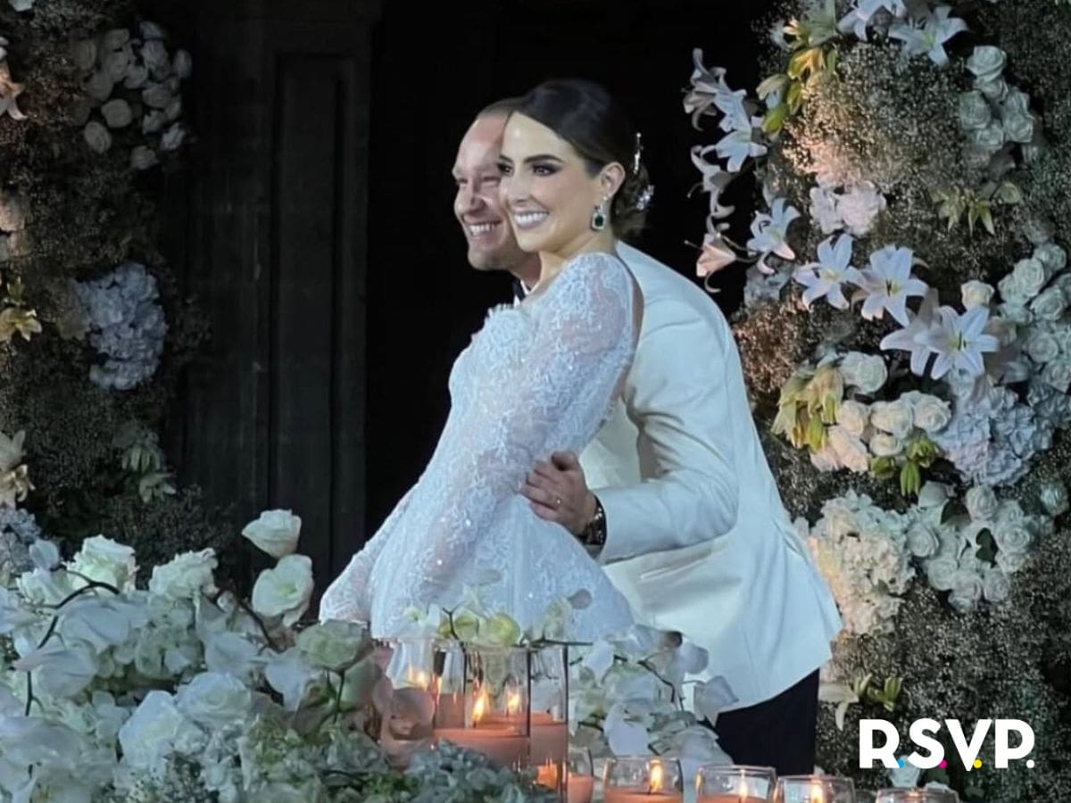 Así fue la elegante boda del político Santiago Taboada y Fernanda Chávez