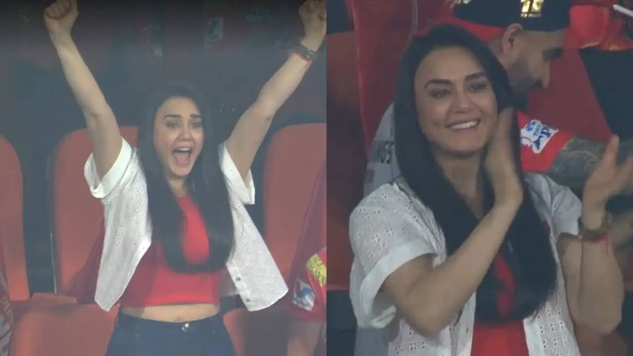 Preity Zinta Breaks Internet With 'Timeless Beauty' At PKBS vs CSK ...