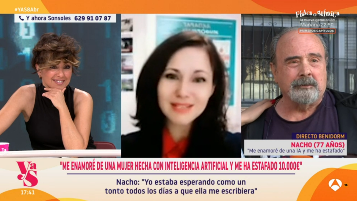 Nacho, viudo de 77 años, estafado por una inteligencia artificial: “Me ...