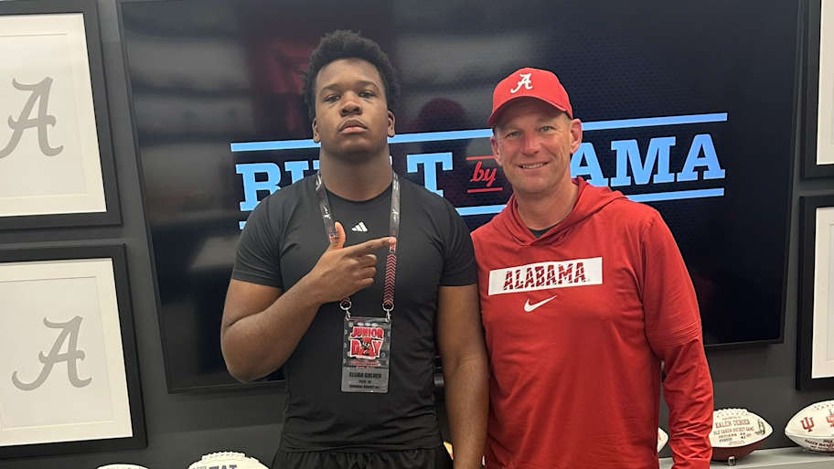 Alabama Welcomes 4-Star DT Elijah Golden for Official Visit