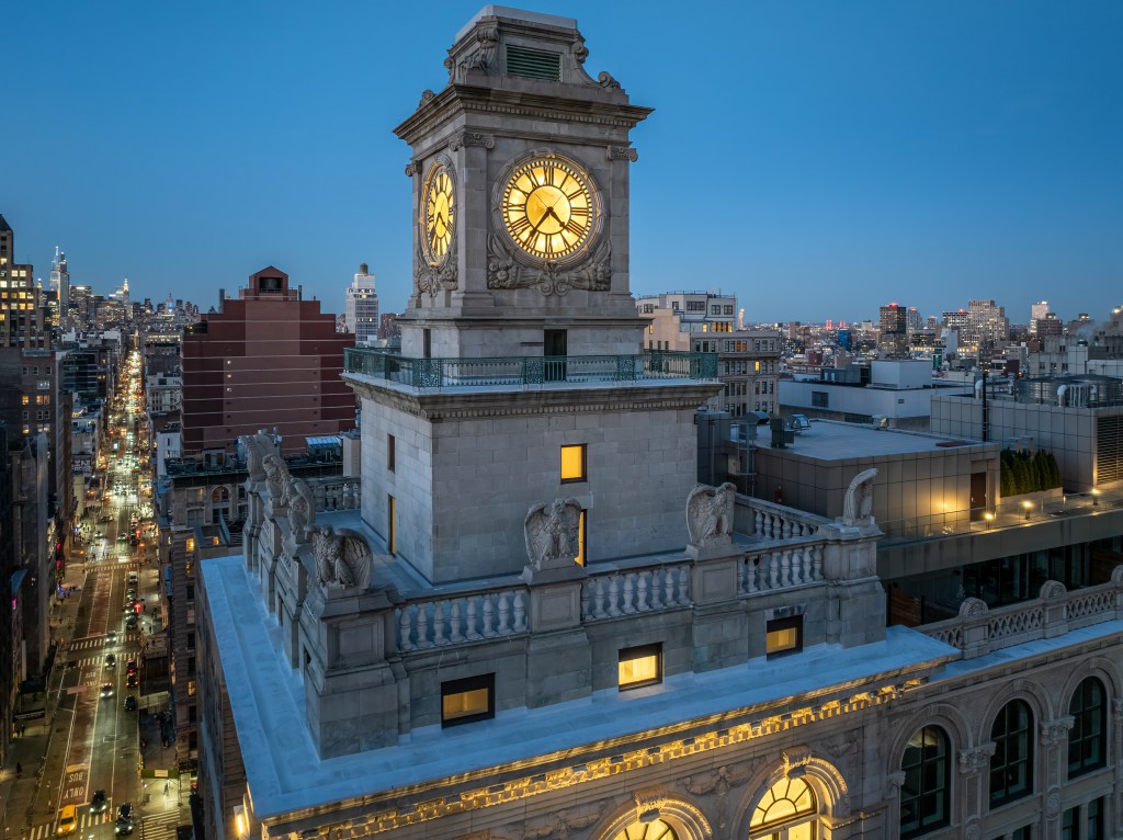 New York penthouse inside a historic downtown clocktower lists for the first time ever at $19 ...