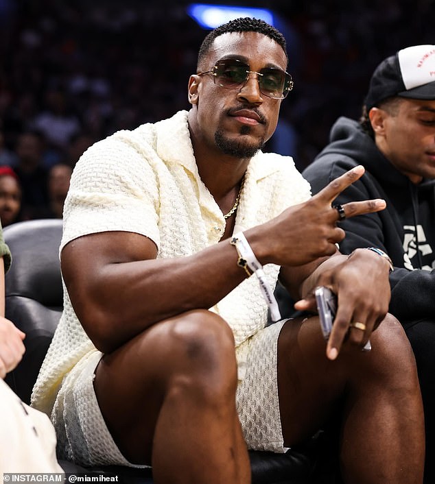 Viral TikTok star Ashton Hall sits courtside at NBA game... after ...