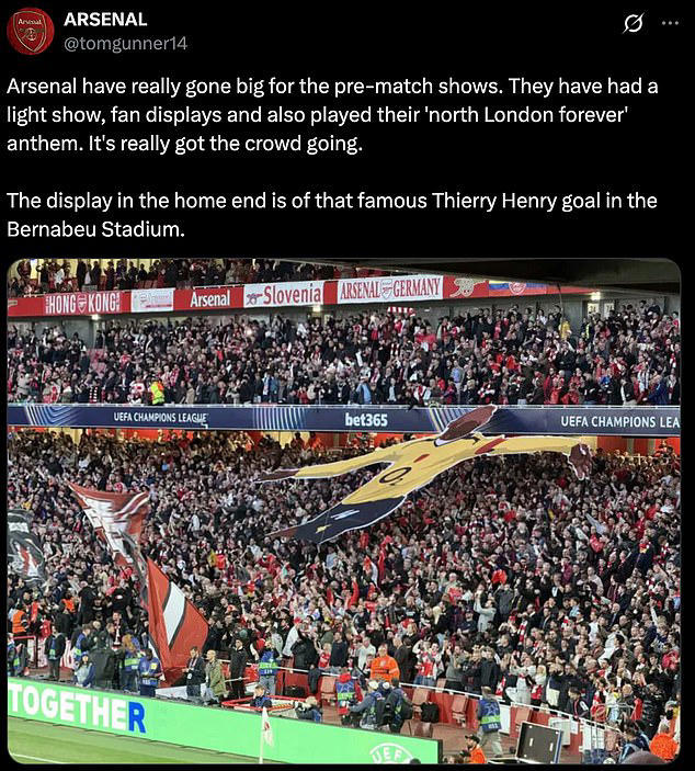Fans all saying the same thing about Arsenal pre-match display ahead of ...