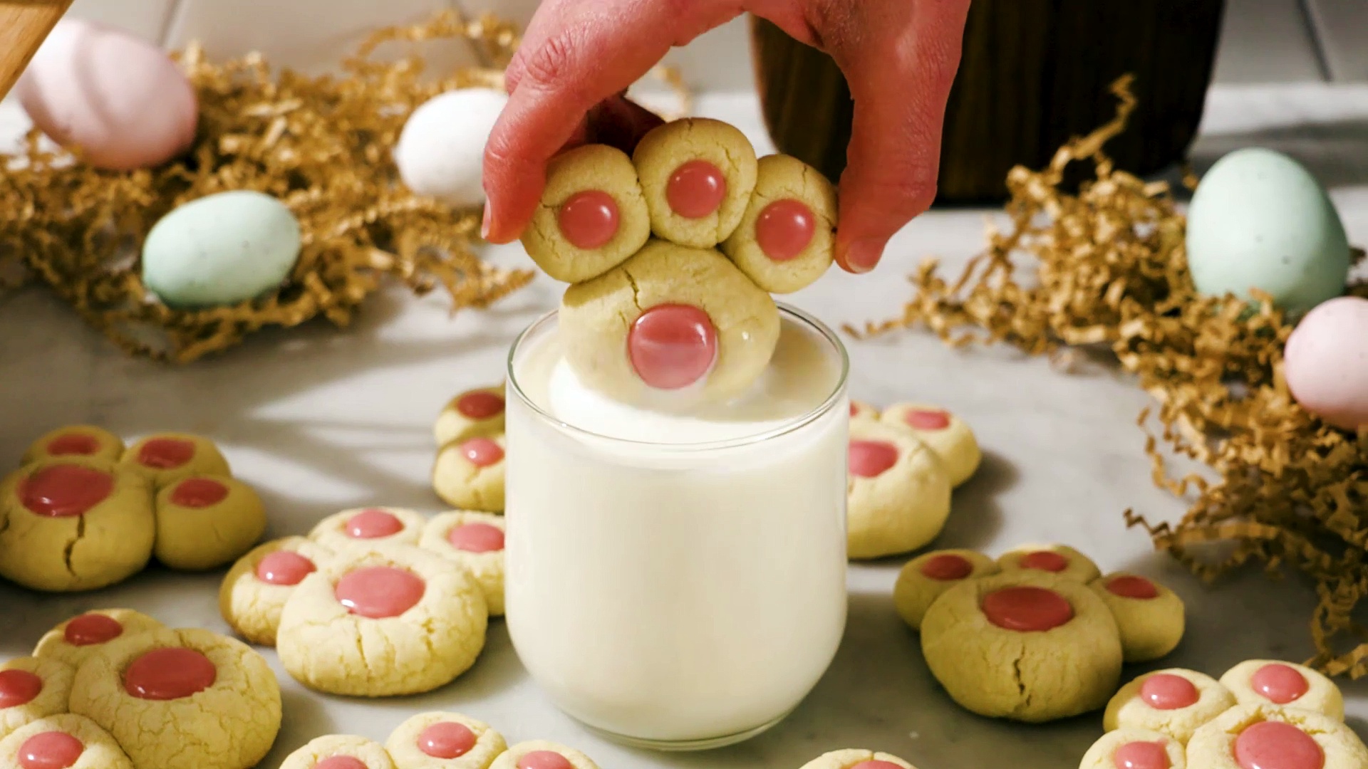 Bunny Pawprint Cookies Are Sure To Bring You A Hoppy Easter