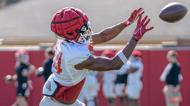 Even Petrino not sure who will be No. 1 receiver for Razorbacks