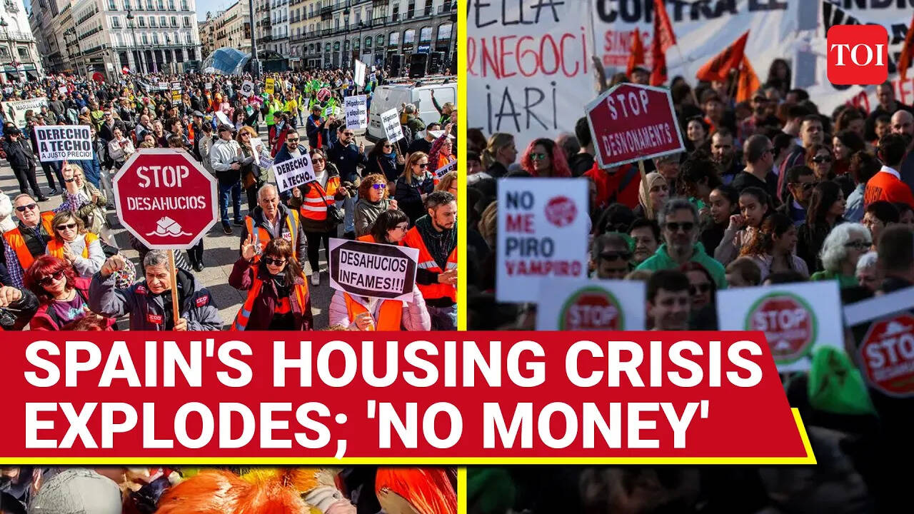 'No Money, No Rent': Spain Boils Over Housing Crisis; Huge Uprising In ...