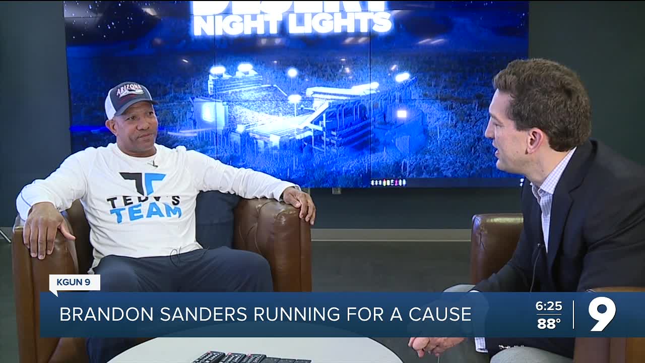 Why Brandon Sanders is running the Boston Marathon
