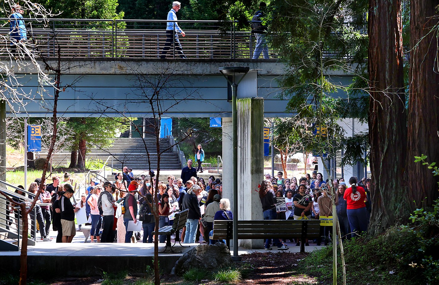 Photos | Protesters hold ‘Kill the Cuts’ rally at UC Santa Cruz