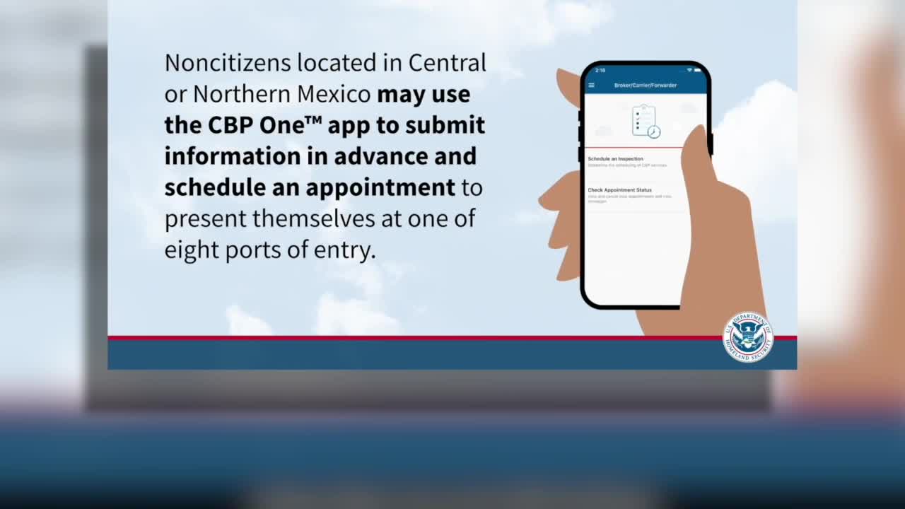 Thousands given legal status through CBP One app told to leave the country