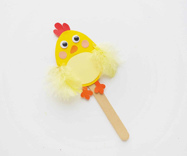Easy Easter Chick Kids Craft