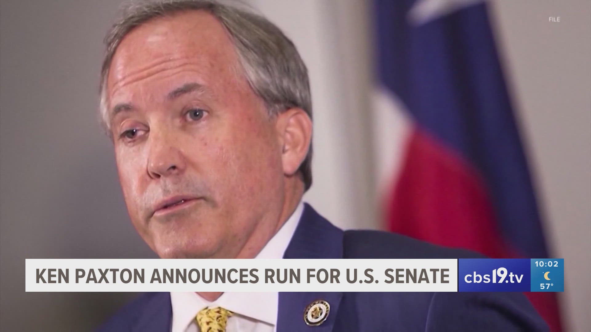 Texas AG Ken Paxton announces run for U.S. Senate