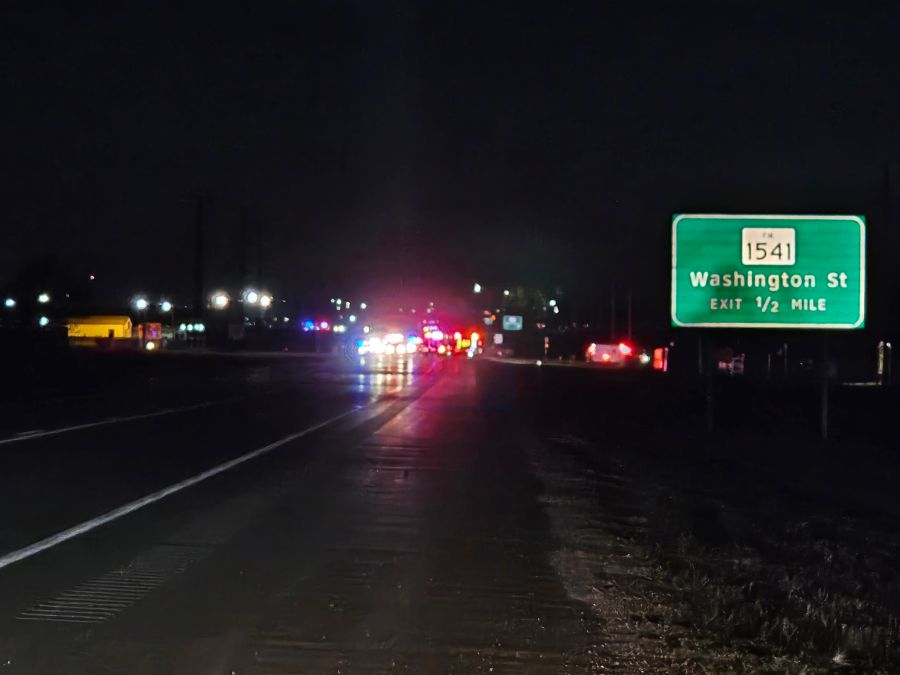 Crews working major wreck near Loop 335, Foxtail Street