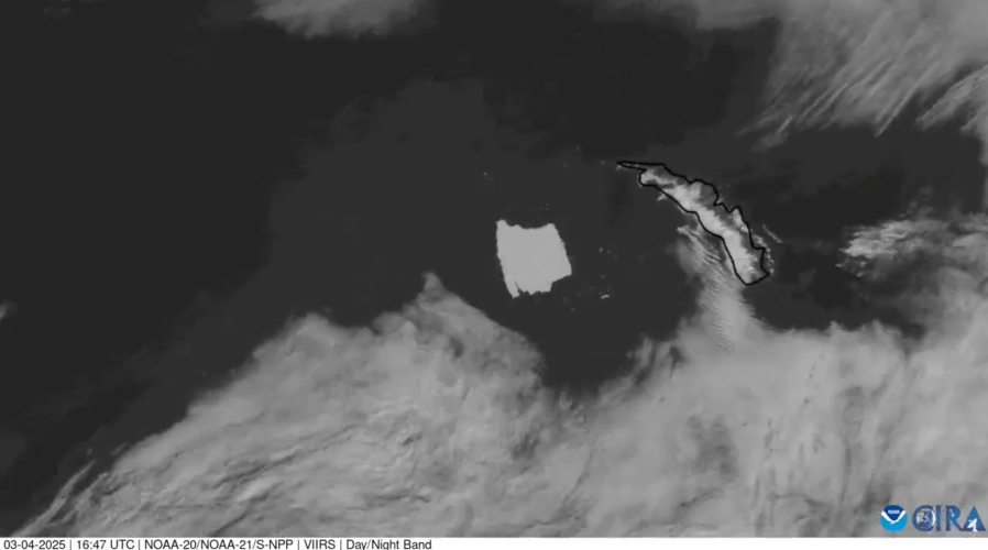 Watch the world’s largest iceberg run aground near remote island in ...