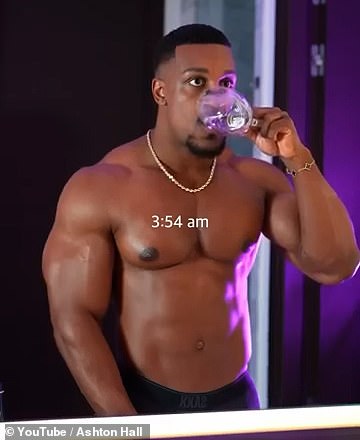 Viral TikTok star Ashton Hall sits courtside at NBA game... after ...