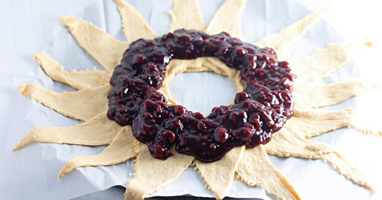 Flaky, Gooey, Glazed: This Raspberry Cream Cheese Ring Is Everything
