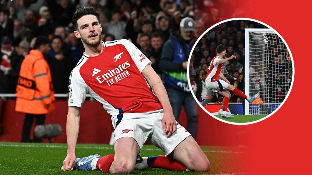 Declan Rice marca un golazo de tiro libre… ¡a lo Roberto Carlos!