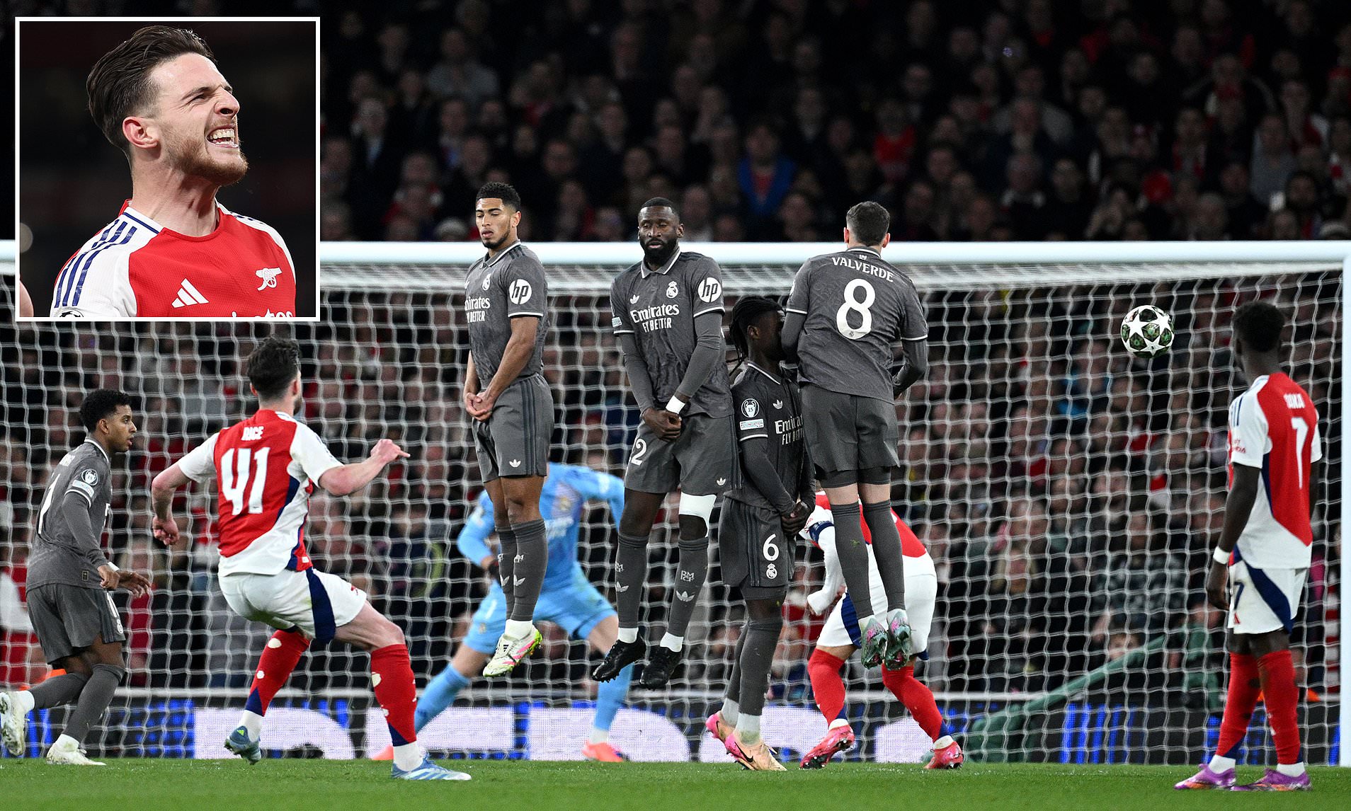 Arsenal fan's hilarious words of encouragement to Declan Rice picked up ...