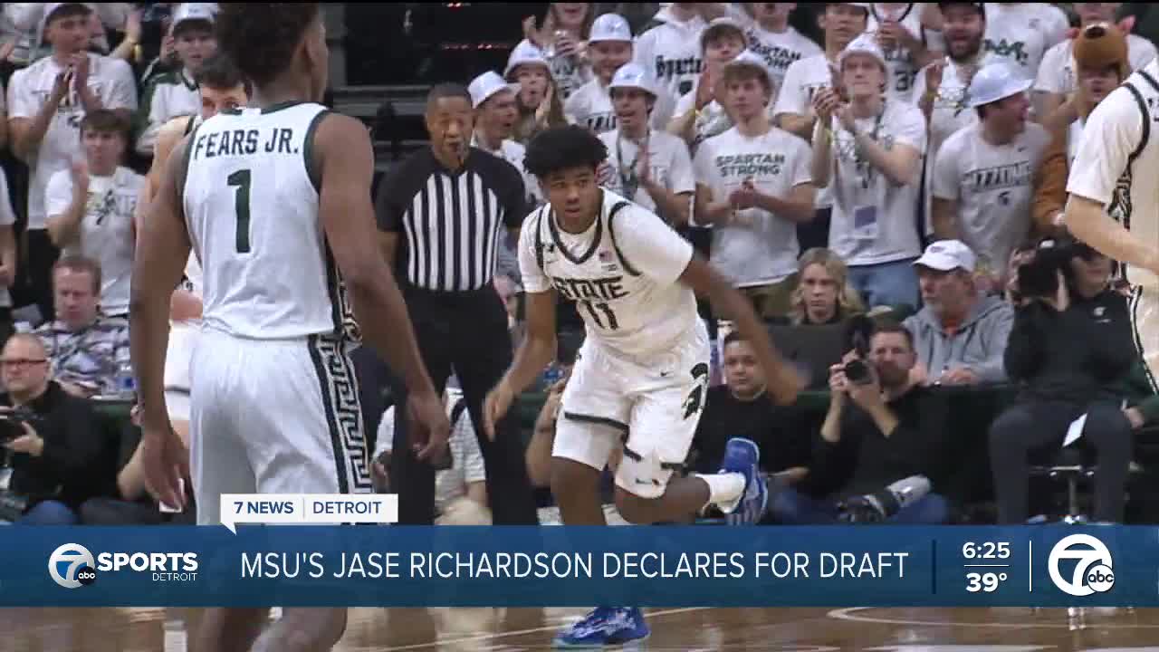 Michigan State freshman Jase Richardson declares for NBA Draft