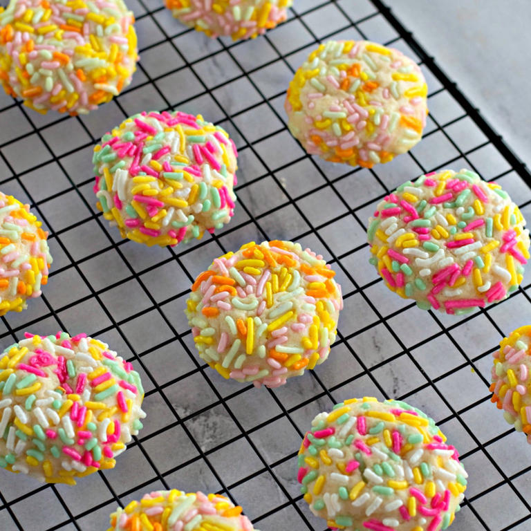 Easy Sprinkle Cookies Recipe with Cream Cheese