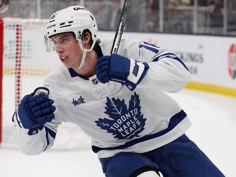 Mitch Marner becomes a dad, misses Maple Leafs practice ahead of Game 1
