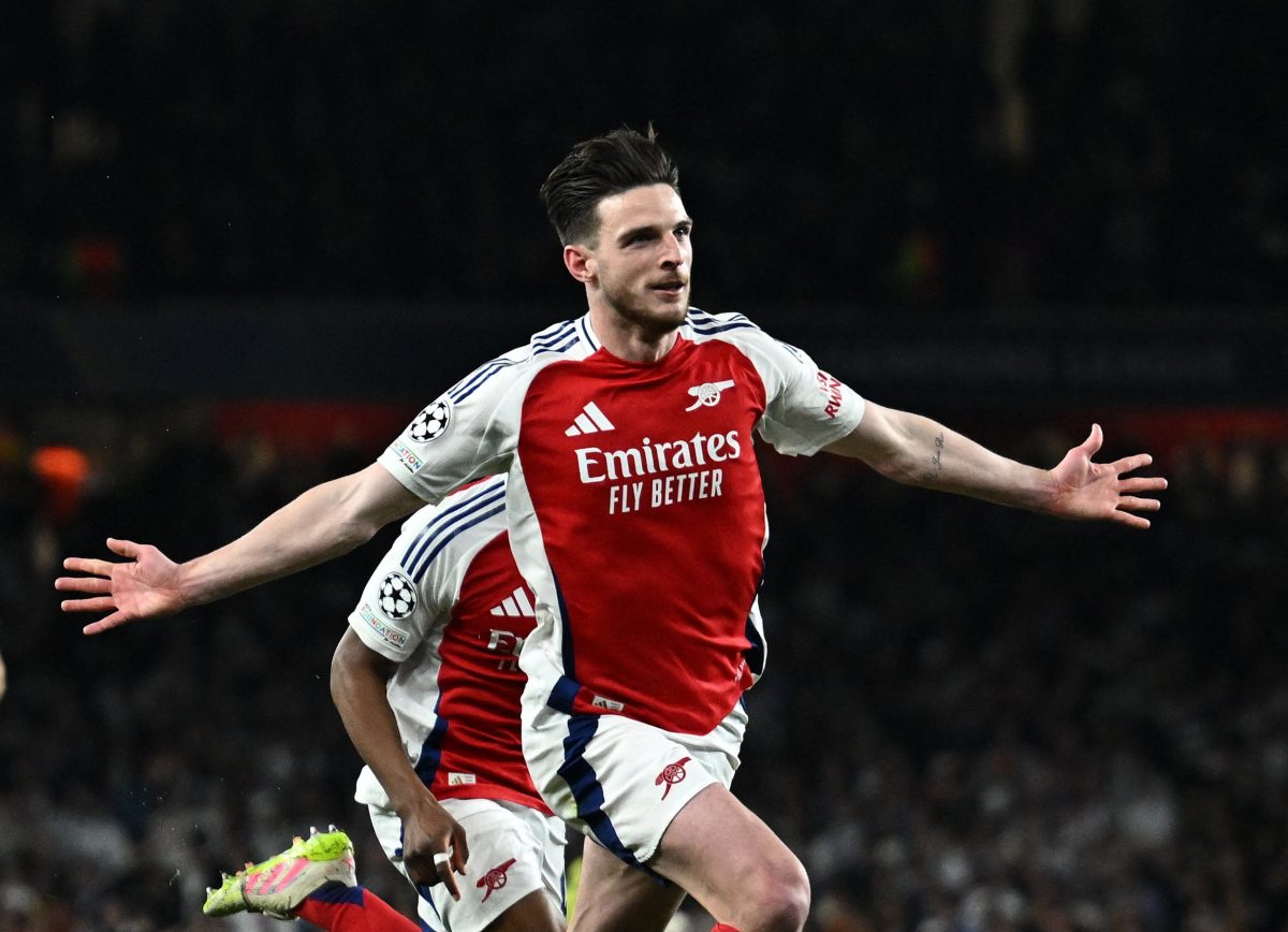 Declan Rice scores two sensational free-kicks as Arsenal stun Real Madrid