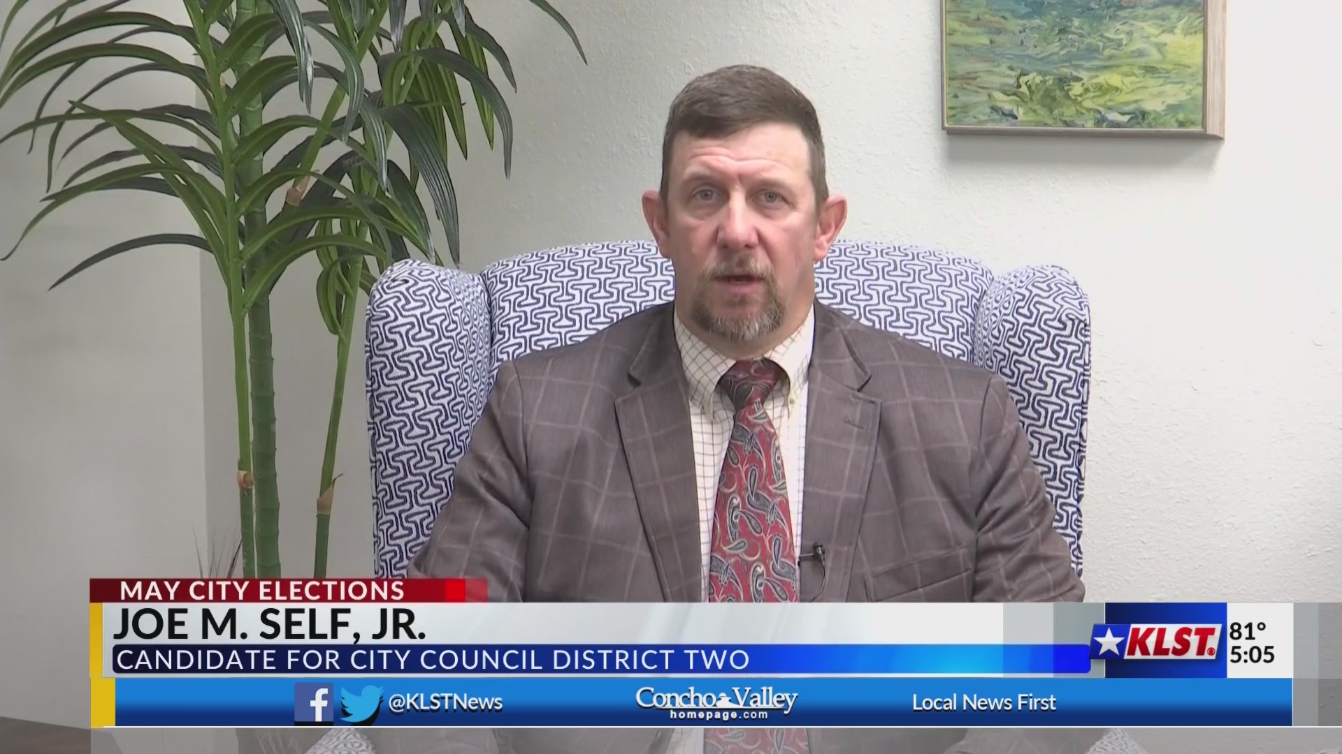 City Council Candidate: Joe M. Self, Jr.