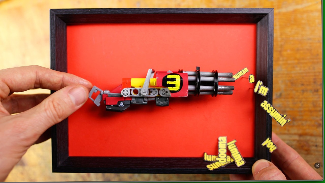 I made Fortnite weapons with real clay 🧱