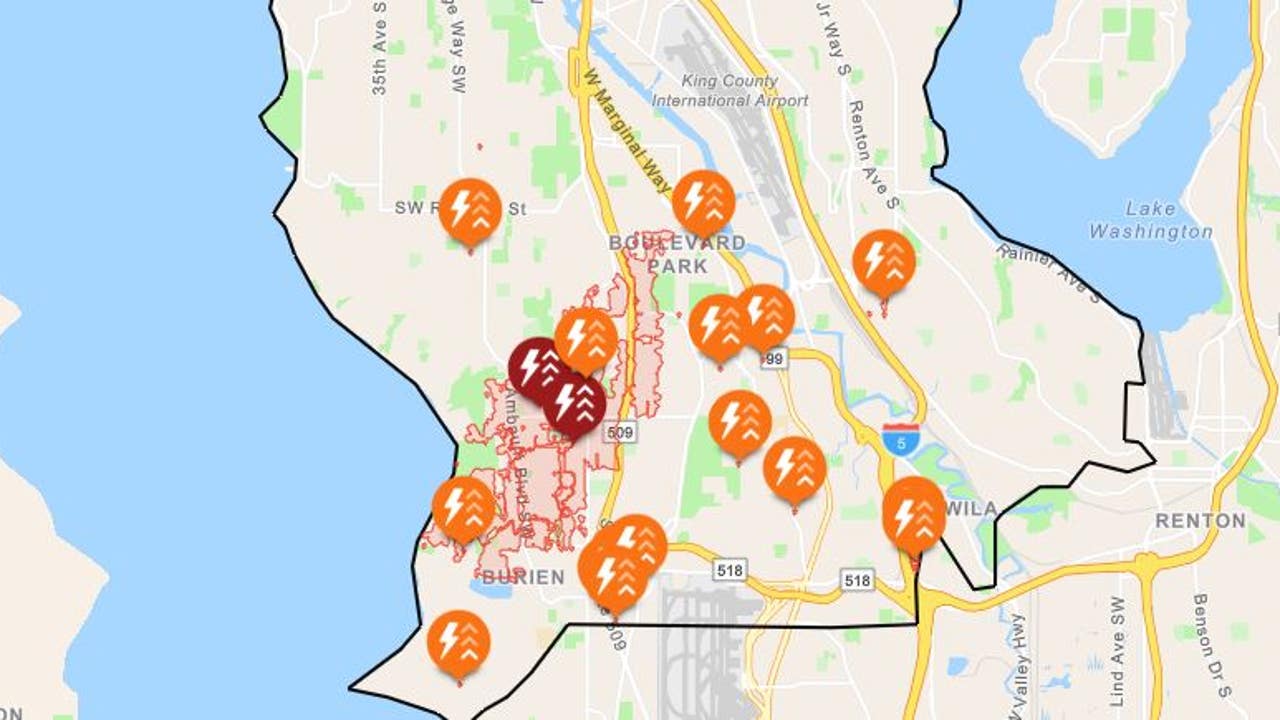 Equipment failure causes 8k Seattle City Light customers to lose power