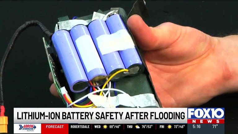 Daphne Fire Department warns about fire risk of lithium-ion batteries