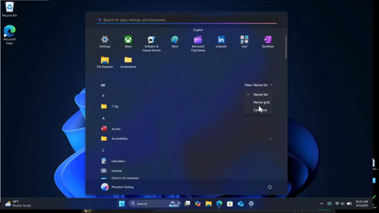 Se rediseña el menú de inicio en Windows 11