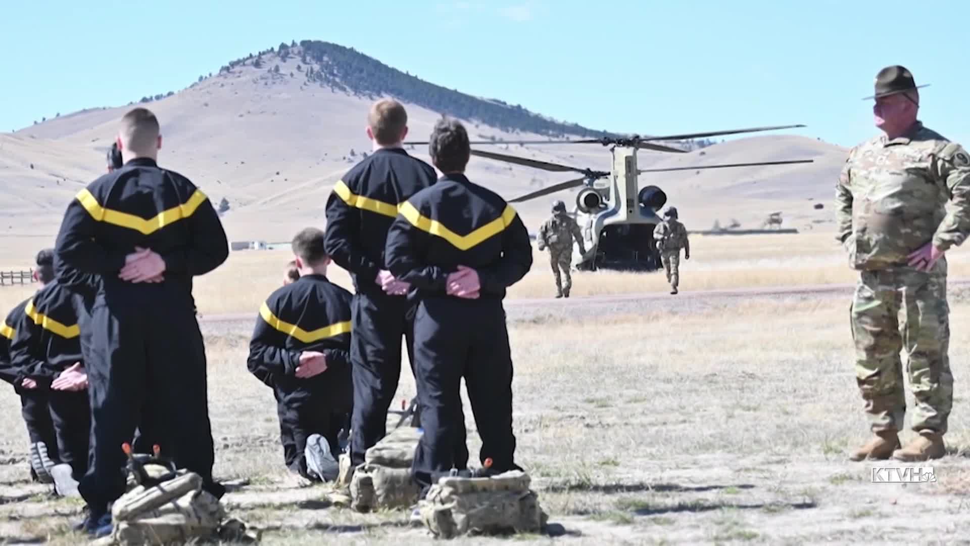 Montana Army National Guard recruits prepare for basic training