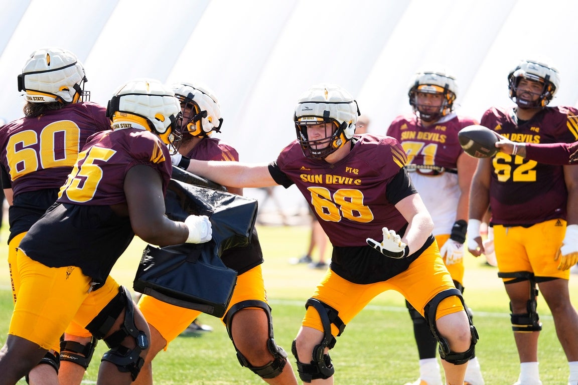 Arizona State football hits the gridiron for Tuesday practice: See photos