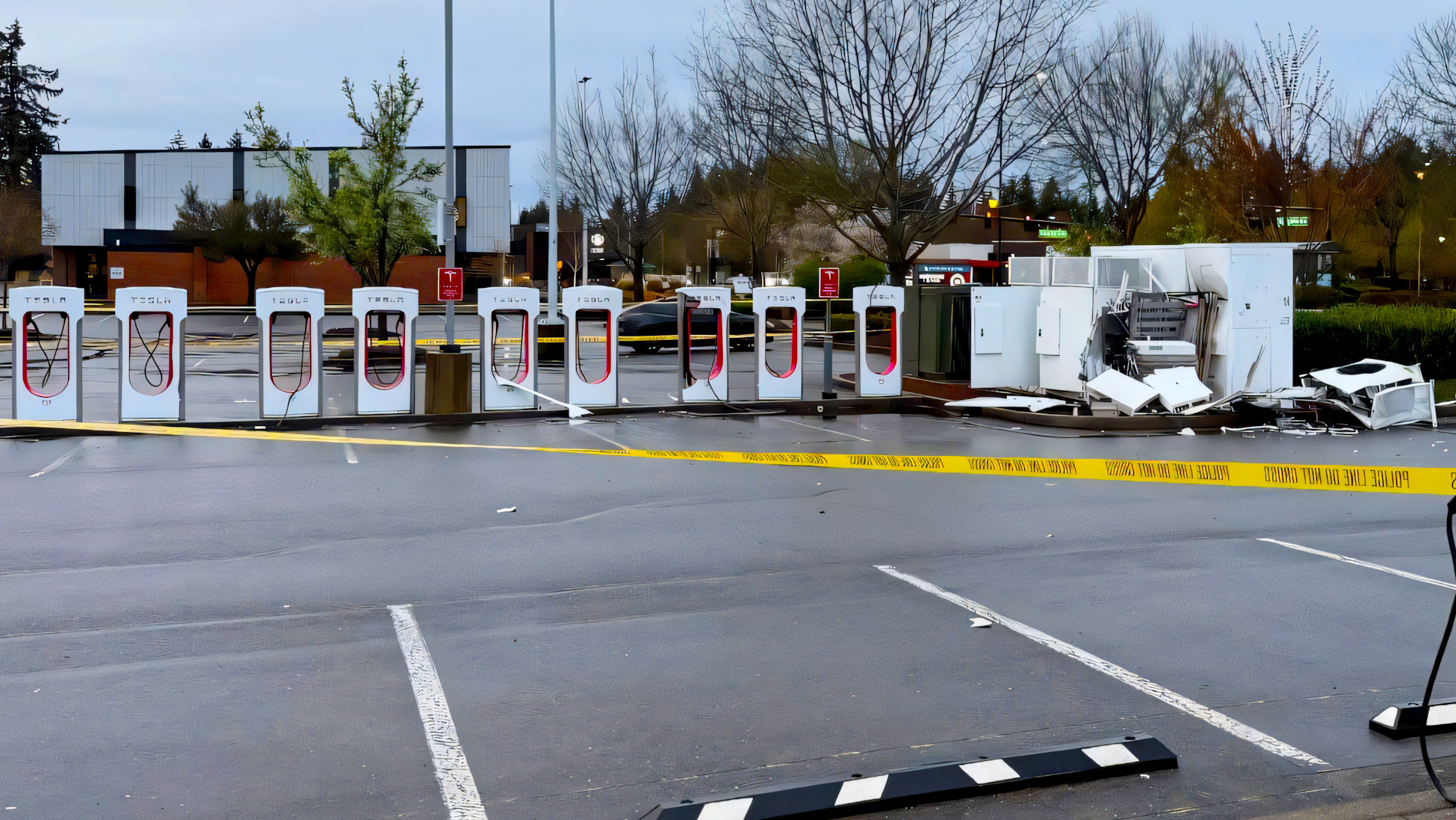 Explosion Rips Through Tesla Supercharger Triggering FBI Response