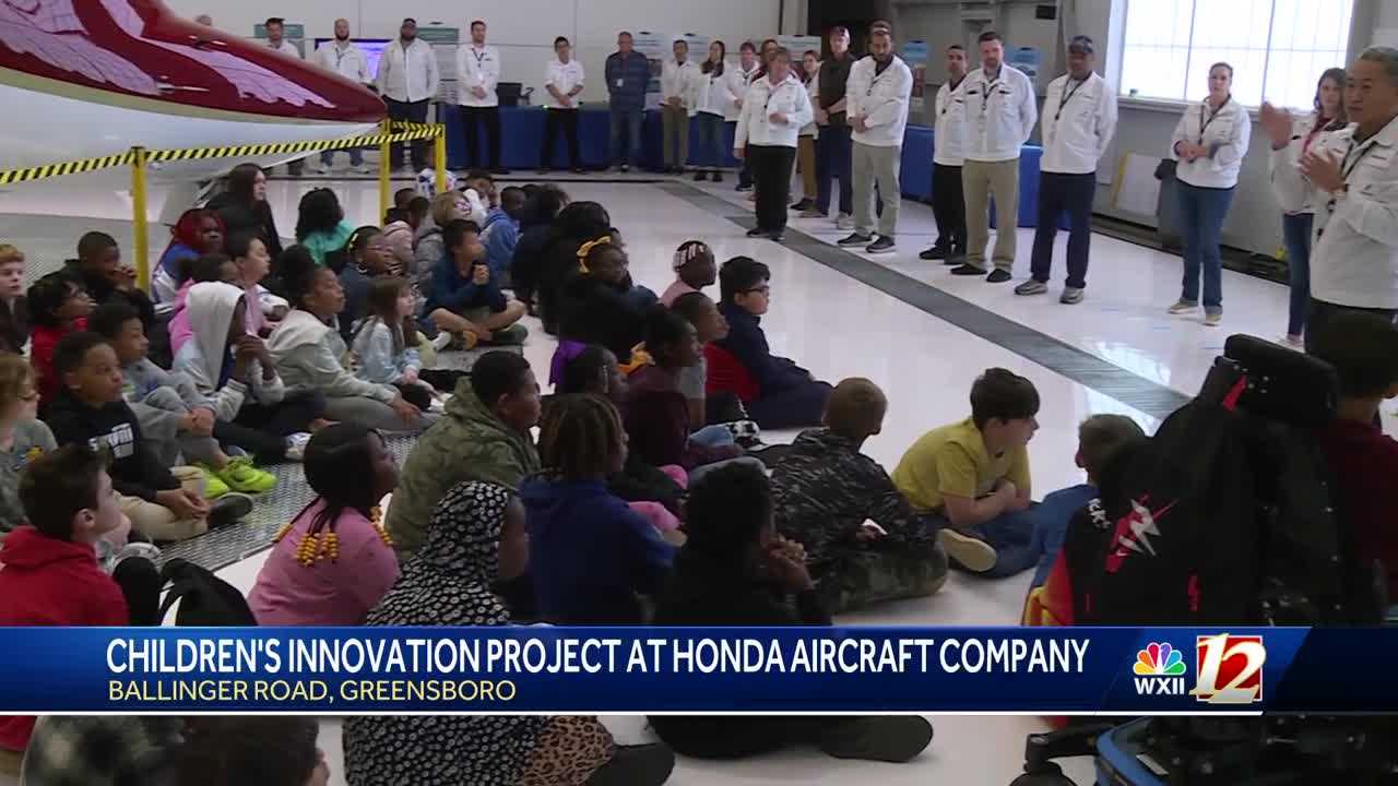 Triad students showcase inventions at Honda Aircraft Company