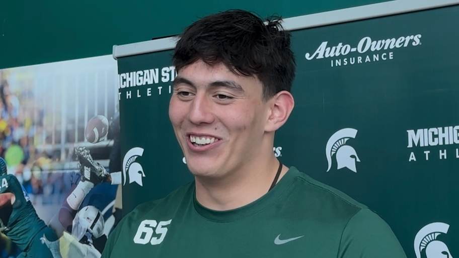 WATCH: Michigan State OL Stanton Ramil Talks Spring Ball, More
