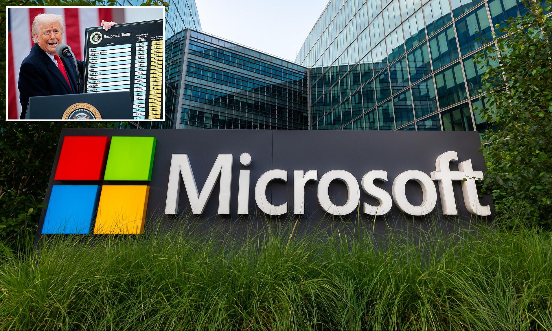 Microsoft halts $1B project amid rising costs from Trump's tariffs