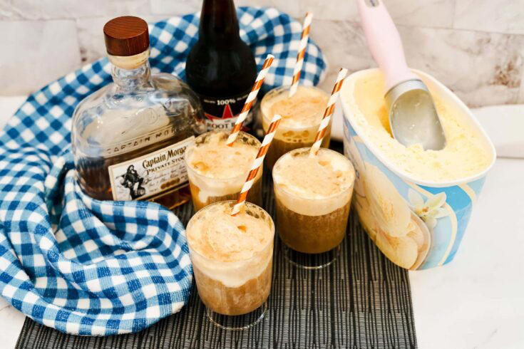 Alcoholic Root Beer Floats: Easy Boozy Rum Drinks