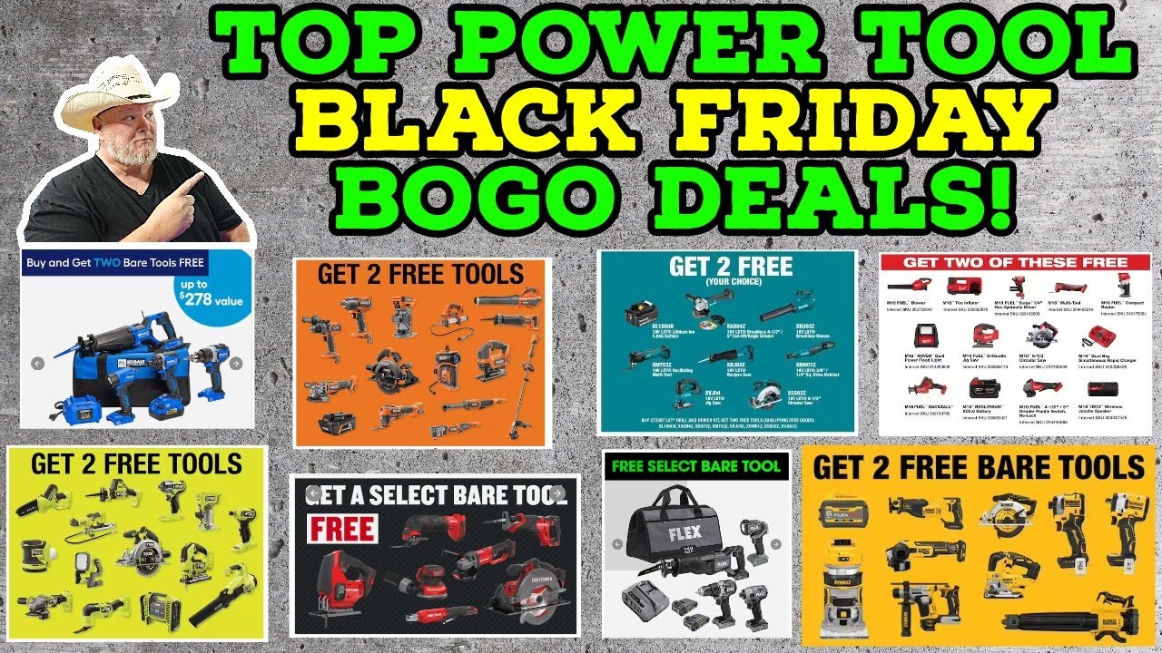 Top Black Friday Power Tool BOGO Deals – Save Big on Your Favorite Tools!