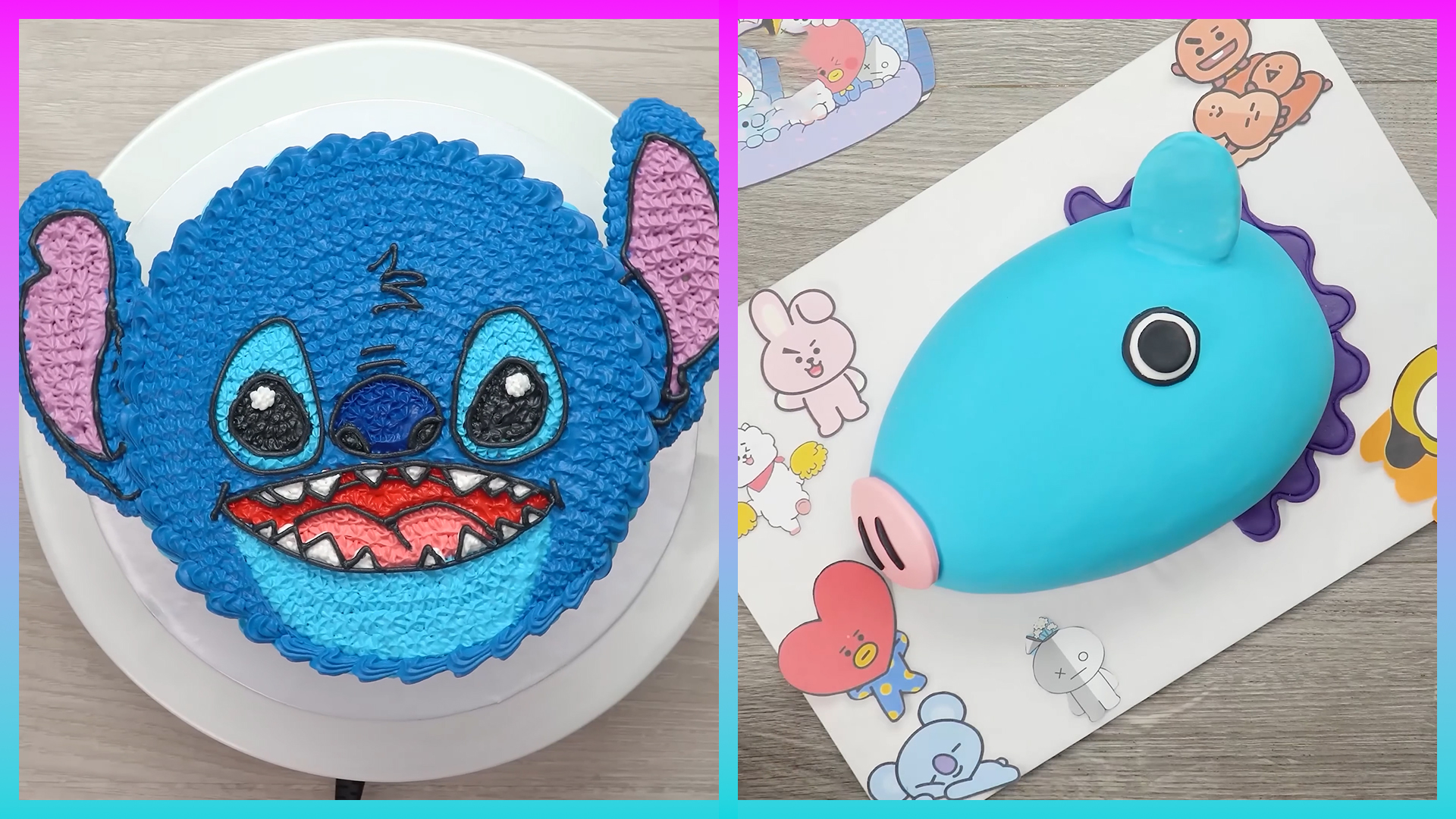 Cute Stitch Cake 💙🧁 – Perfect for Kids & Disney Fans! | Spirit of Cake