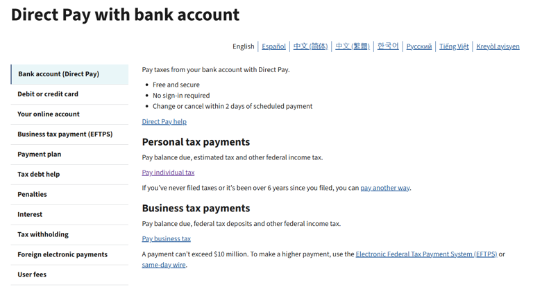 How To Pay IRS Quarterly Estimated Taxes Online -- Don't Let Your ...