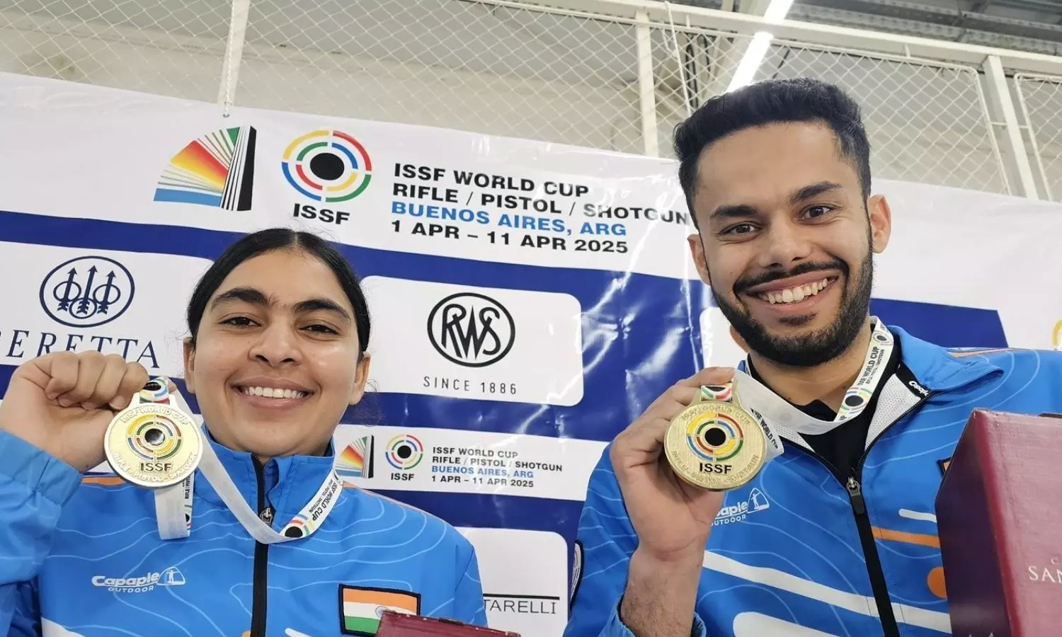 ISSF Shooting World Cup: Suruchi, Vijayveer clinch gold medals in Argentina