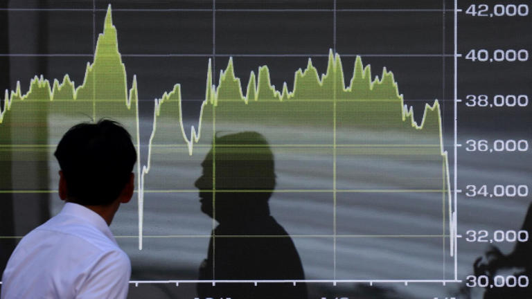 Stock markets slide as Trump's new China tariffs go into effect