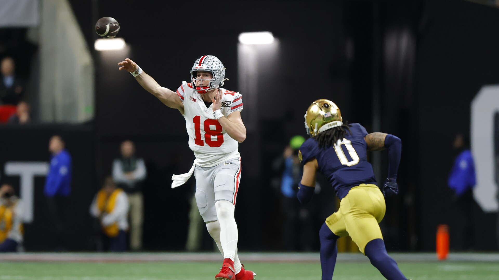 Jon Gruden says Ohio State QB Will Howard is "like a young Josh Allen"