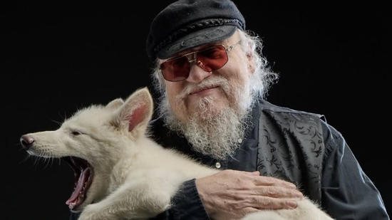 GOT author George RR Martin writes a blog after meeting dire wolves ...