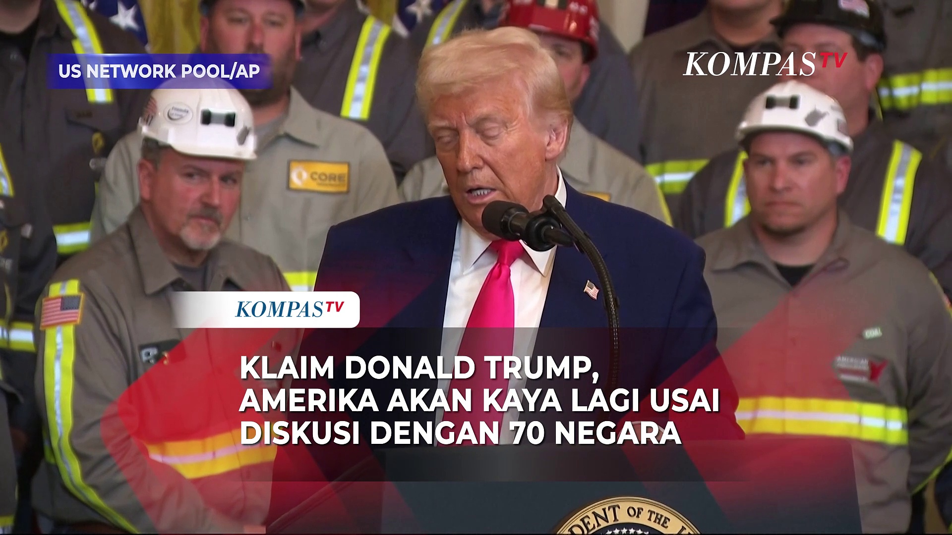 Klaim Donald Trump, Amerika akan Kaya Lagi usai Diskusi dengan 70 Negara