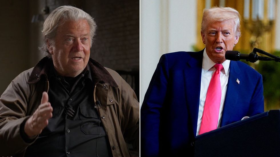 'He shut down the border!' Steve Bannon fiercely defends Donald Trump's ...