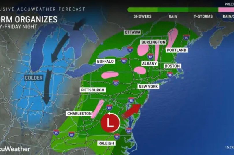 New York freeze weather warning as cold front blasts before storm ...