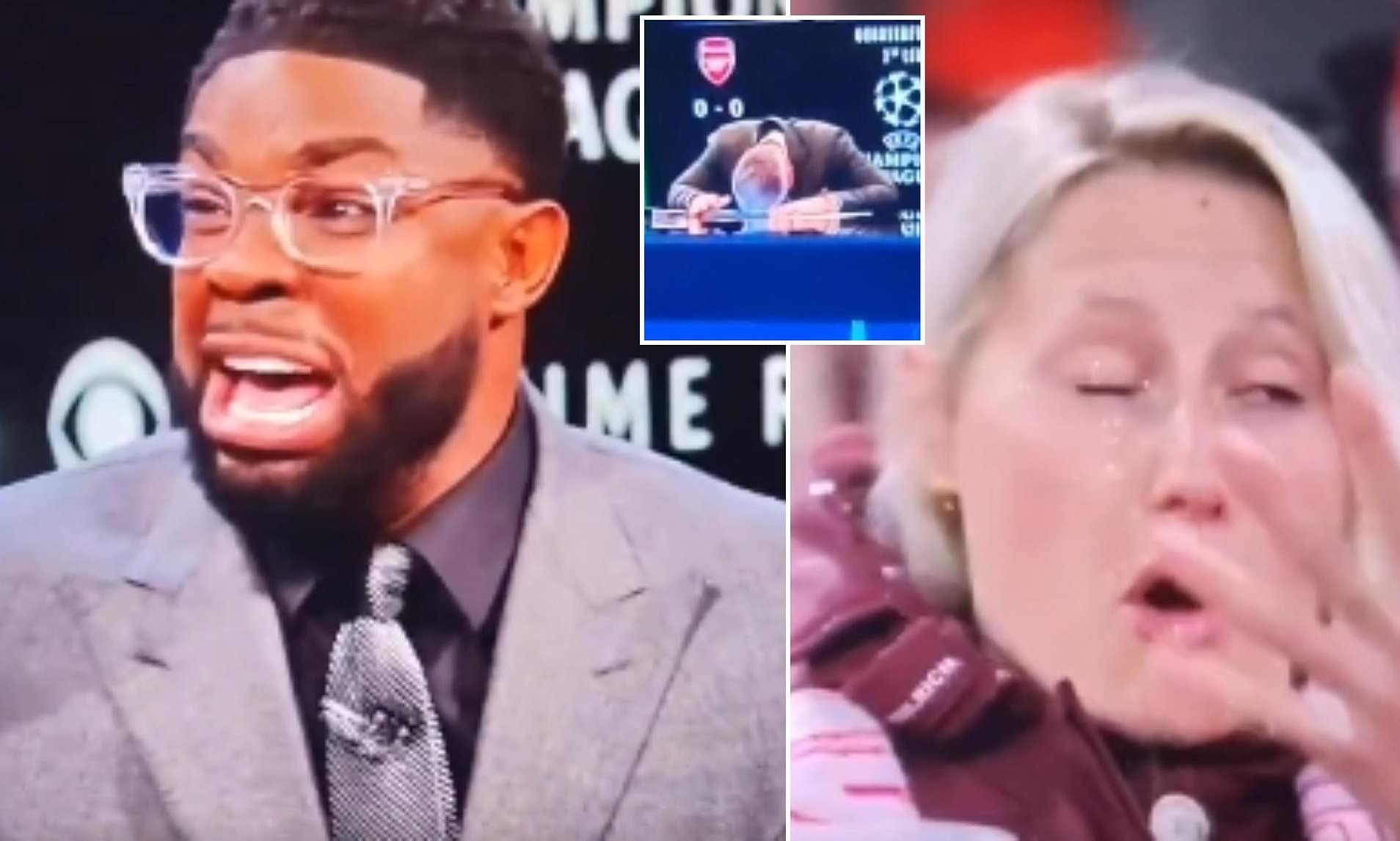 Fans joke Micah Richards could be SACKED for 'crude' on-air gag that ...