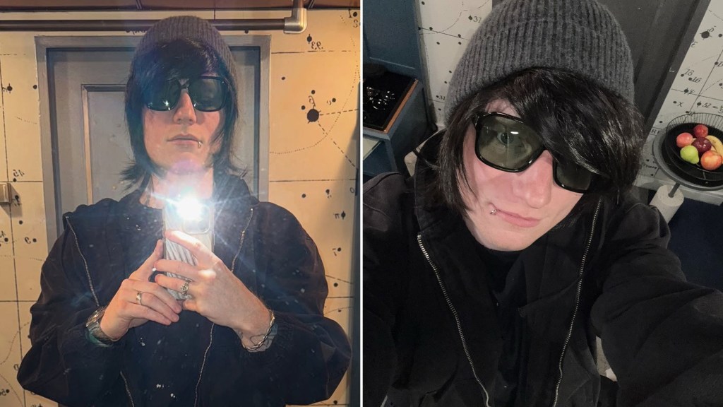 Major British popstar is completely unrecognisable with emo makeover