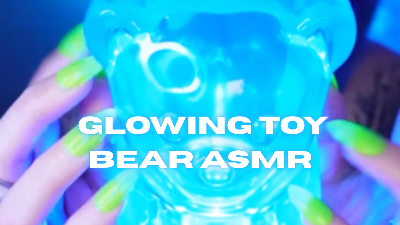 Glowing Toy Bear ASMR Calming Lights and Soothing Sounds
